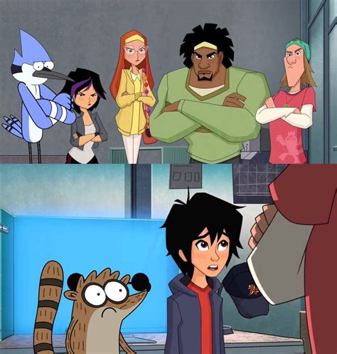 Regular Show And Big Hero 6 Crossover By Leonsart933838 On Deviantart