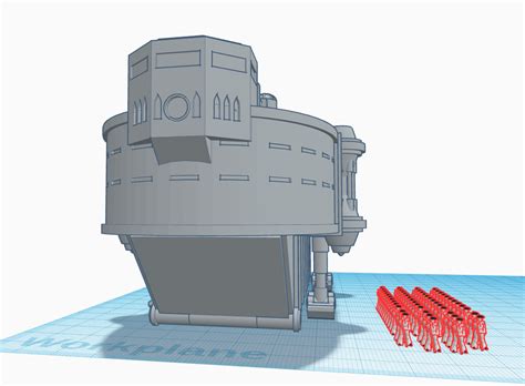 Galleon Class Drop Ship Tiny Rprintedwarhammer
