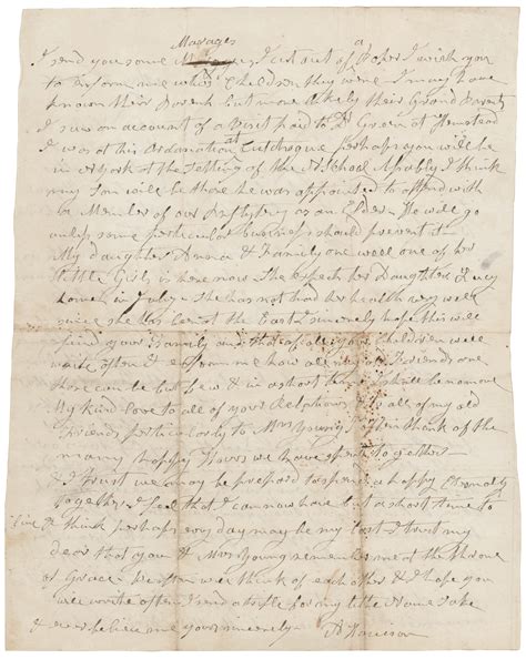 Anna Harrison Autograph Letter Signed Rr Auction
