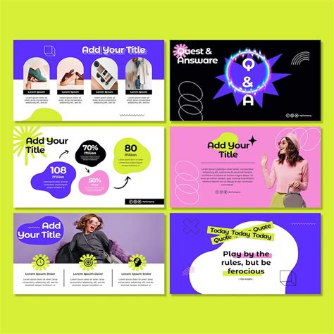 Unique Powerpoint Template Creative Persentation Fashion Business Marketing Strategy