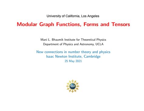 Solution Phys 101 Ucla Modular Graph Functions Forms And Tensors