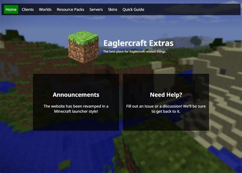 Github Eaglercraftextras Welcome To Eaglercraft Extras Here You