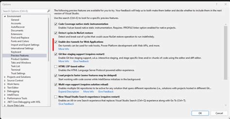 Via Dev Tunnels In Visual Studio Verbinden Met Je Lokale Api
