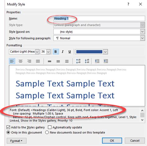word style inheritance made clear and simple office watch