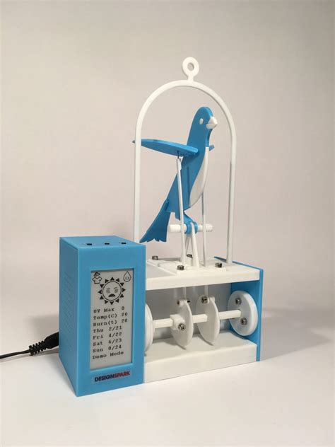 The Uv Budgie Shows Iot Alerts In A Fun Way Arduino Blog