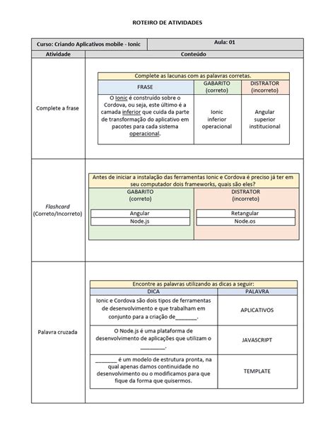 249 Atividade 01 Pdf Script Java Engenharia Da Computação