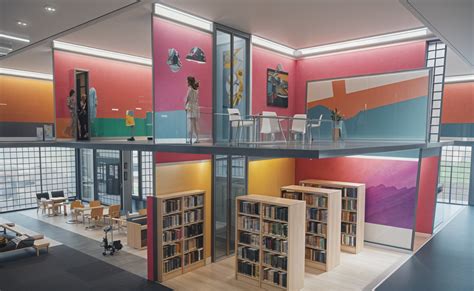 New Urbanism Interior Shot Section Cut School Library Classroom Gym And