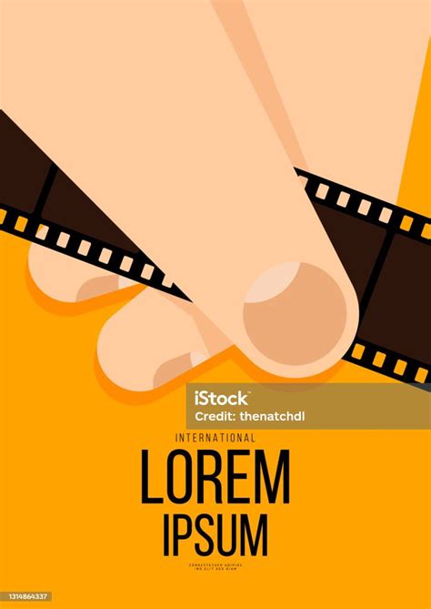 빈티지 필름 스트립영화 및 영화 포스터 디자인 템플릿 배경 Film Festival에 대한 스톡 벡터 아트 및 기타 이미지 Film Festival Performing