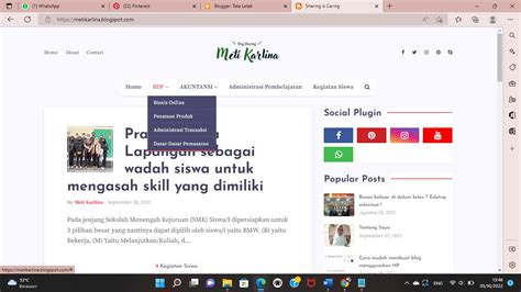 Cara Membuat Menu Dropdown Pada Blogspot