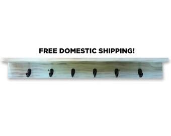 Shelf With Hooks Etsy