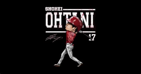 Shohei Ohtani Cartoon Baseball Player Posters And Art Prints Teepublic