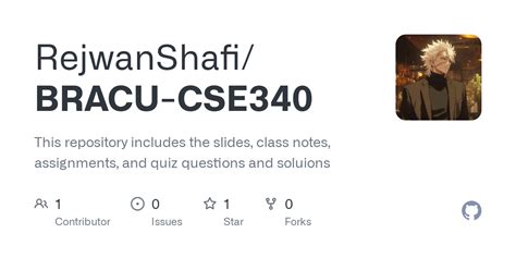 Github Rejwanshafibracu Cse340 This Repository Includes The Slides