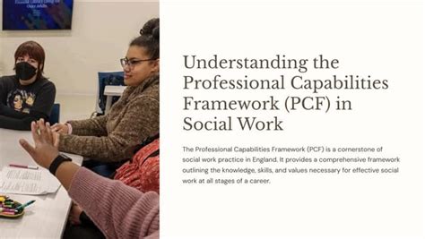 Understanding The Professional Capabilities Framework Pcf In Social Work 1 Pdf