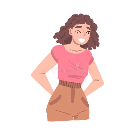 Woman Her Hands Hip Stock Illustrations 92 Woman Her Hands Hip Stock