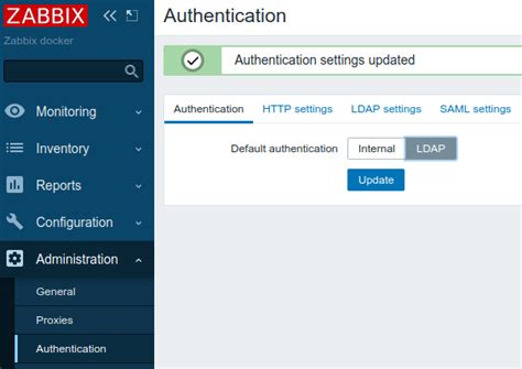 Zabbix Ldap Authentication Based On Groups Version 50 Bgmot