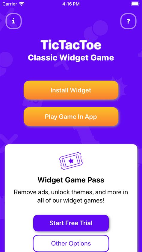 Tic Tac Toe Classic Widget Para Iphone Descargar