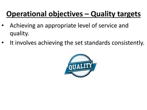 Ppt Operations Management Understanding Operational Objectives L1 Powerpoint Presentation
