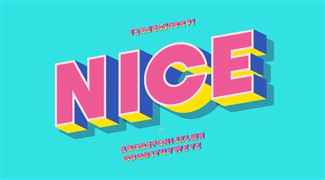 벡터 좋은 글꼴 3d 대담한 스타일 3차원 형태에 대한 스톡 벡터 아트 및 기타 이미지 3차원 형태 검은색 도시 생활