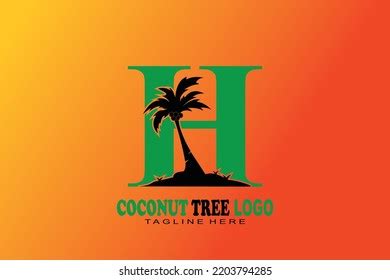 Initial Letter H Coconut Tree Logo Stock Vector Royalty Free 2203794285 Shutterstock