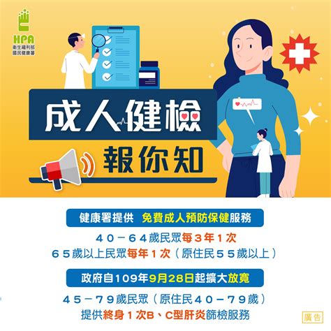 國民健康署 健康服務讚 📢成人健檢報你知 📢 您符合免費健檢服務的資格了嗎 👉健康署提供 免費