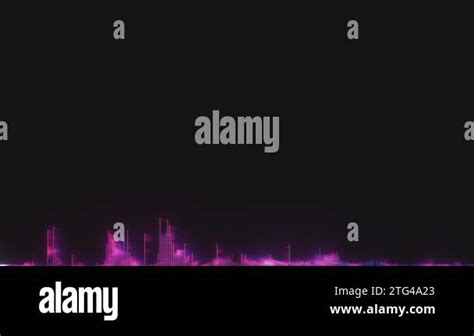 Audio Spectrum Visualizer Soundwave Effect Music Visualizer Background Stock Video Footage