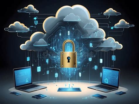 The Power And Potential Of Cloud Data Storage Stock Illustration Illustration Of Network