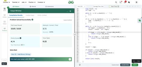 Dharan M J On Linkedin Day14 Geekstreak2024 Gfg160 Geeksforgeeks