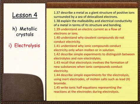 Igcse Chemistry Unit 1 Physical Chemistry Lesson 4 Pptx