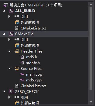 CMake笔记 CMake向解决方案添加源文件兼头文件 dilex 博客园