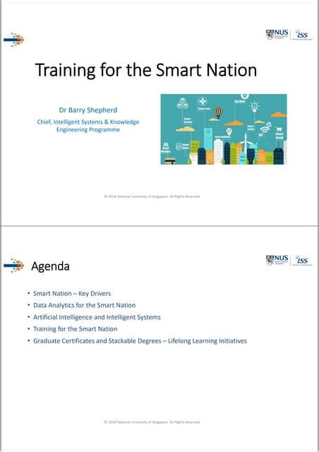 Nus Iss Learning Day 2018 Training For The Smart Nation Pdf