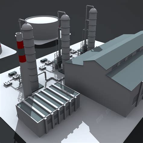 정유 공장 1 3d 모델 39 Obj Ma Max Lwo Fbx C4d 3ds Free3d