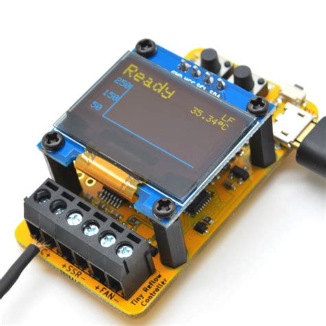 Tiny Reflow Controller With Oled Display Electronics Lab