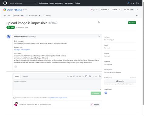 Upload Image Is Impossible Issue 6842 ShareX ShareX GitHub