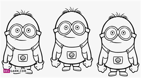 40 نقاشی مینیون، ساده و زیبا برای رنگ آمیزی کودکان