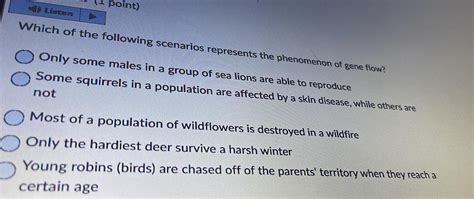 [answered] Listen Point Which Of The Following Scenarios Represents The Kunduz