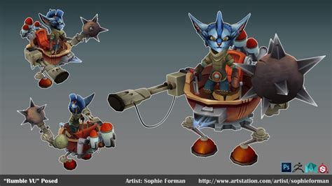 Artstation Fan Art Rumble Visual Update Sophie Forman Fan Art