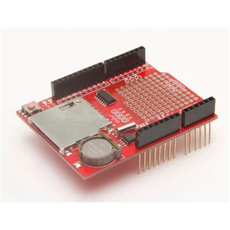 Data Logging Shield With Sd Card Slot For Arduino Projects