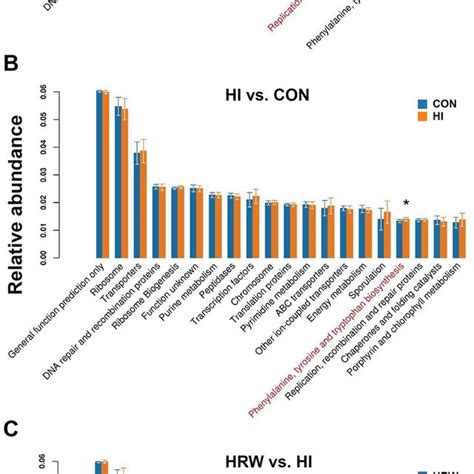 Differentially Enriched Kegg Pathways The Functional Prediction At