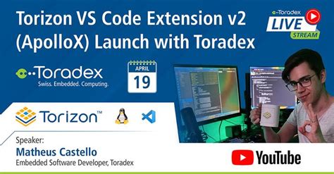 Youtube Live Streaming Torizon Vs Code Extension V2 Apollox Launch