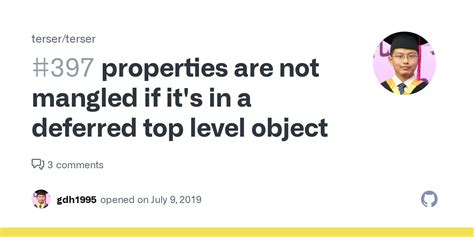 Properties Are Not Mangled If Its In A Deferred Top Level Object