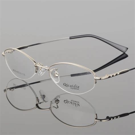 Ultra Light Eyeglass Frame Memory Metal Half Frame Eyeglass Frame
