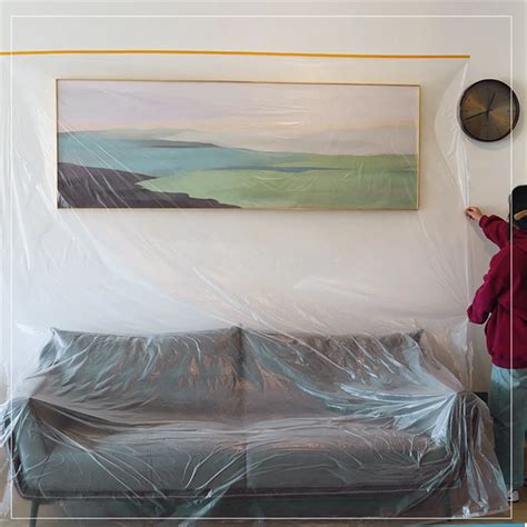 Пылезащитная защитная пленка для мебели Пленка для распыления краски Маскирующая пленка для