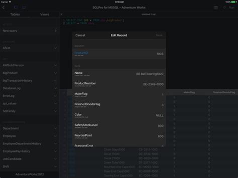 Télécharger Sql Server Mssql By Sqlpro Pour Iphone Ipad Sur Lapp Store Economie Et Entreprise