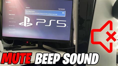How To Mute The Beep Sound Of The Ps5 Youtube