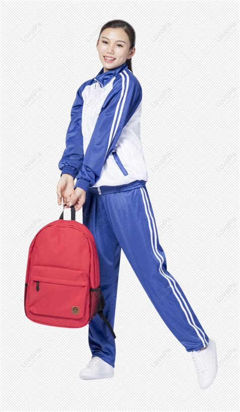 여자 학생 배낭 Png 일러스트 무료 다운로드 Lovepik