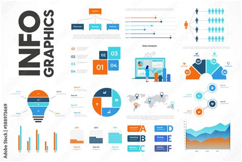 Business Infographic 04 Business Infographics Statistics Data
