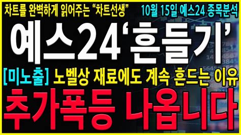 예스24 주가 분석 긴급 노벨상 재료에도 계속해서 흔들기가 나오는 이유 정확한건 매물대에서 계속 개인들을 흔들고 있습니다 예스24 노벨문학상 Youtube