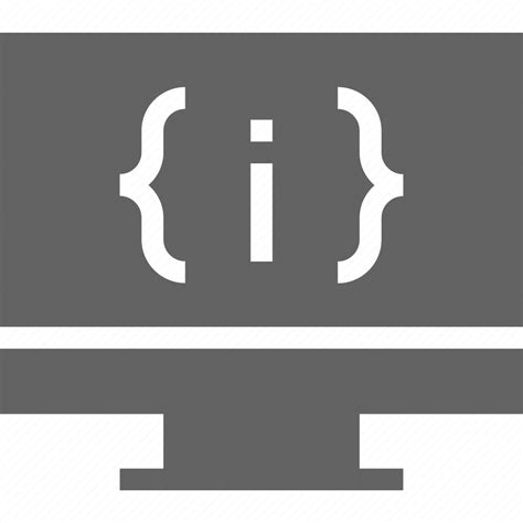 Code Coding Display Monitor Pc Progamming Icon Download On