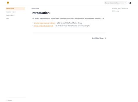 React Native Builder Bob By Callstack A React Native Template Built At Lightspeed