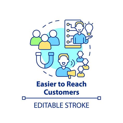 Easier To Reach Customers Concept Icon Why Digital First Mindset Is Essential Abstract Idea